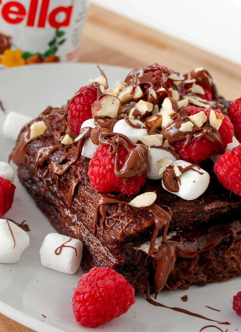 Nutella Stuffed French Toast Recipe - Pankobunny