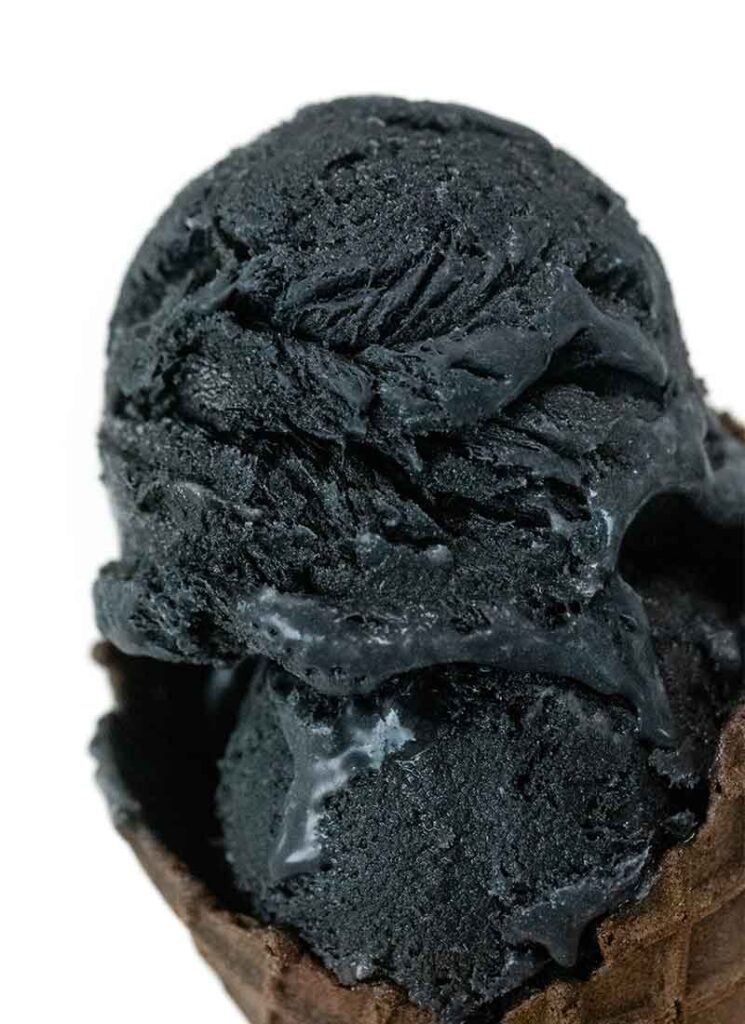 Black Charcoal Ice Cream - Pankobunny