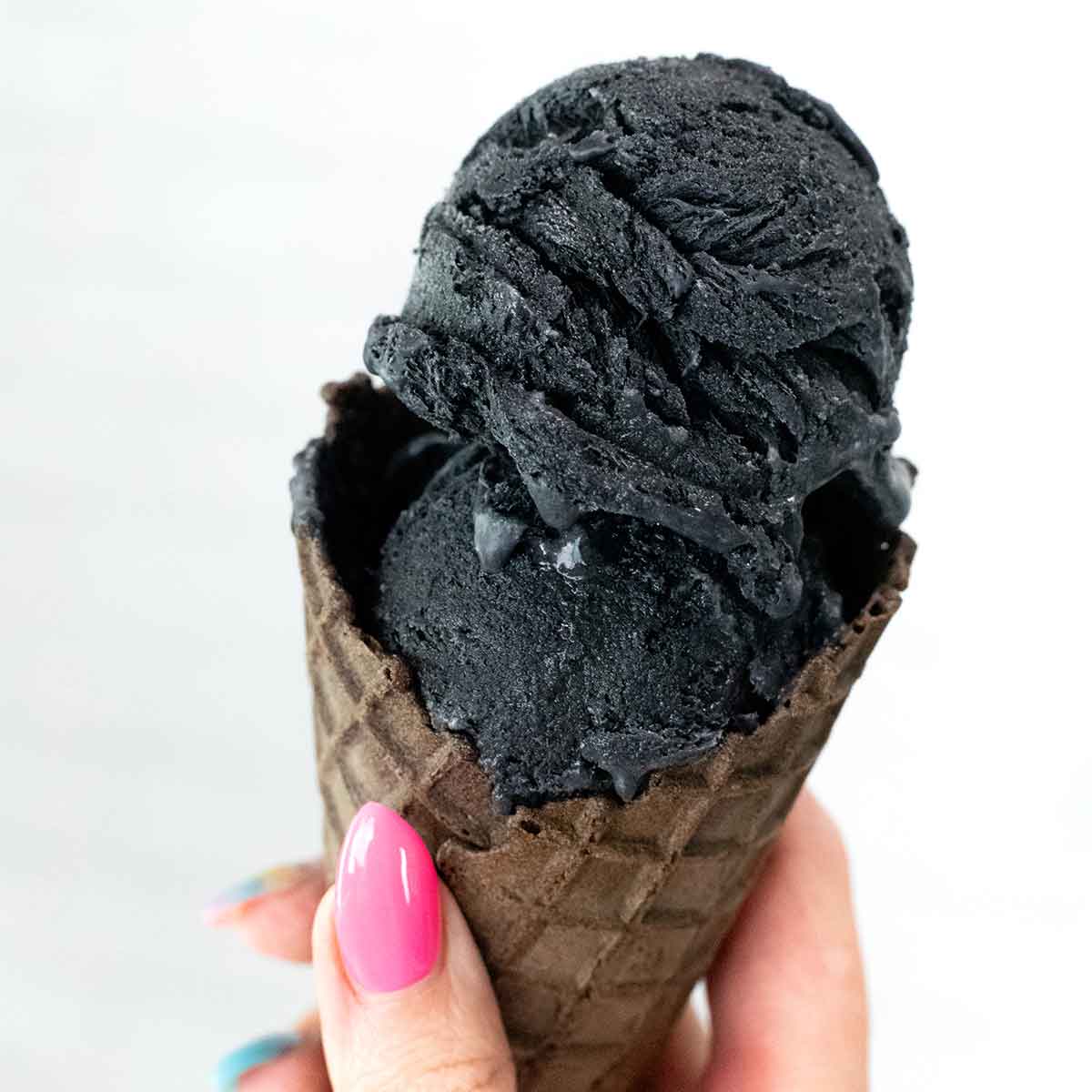 Black Ice Cream Flavor Toasted Black Sesame (Goma) Ice Cream – Vegan