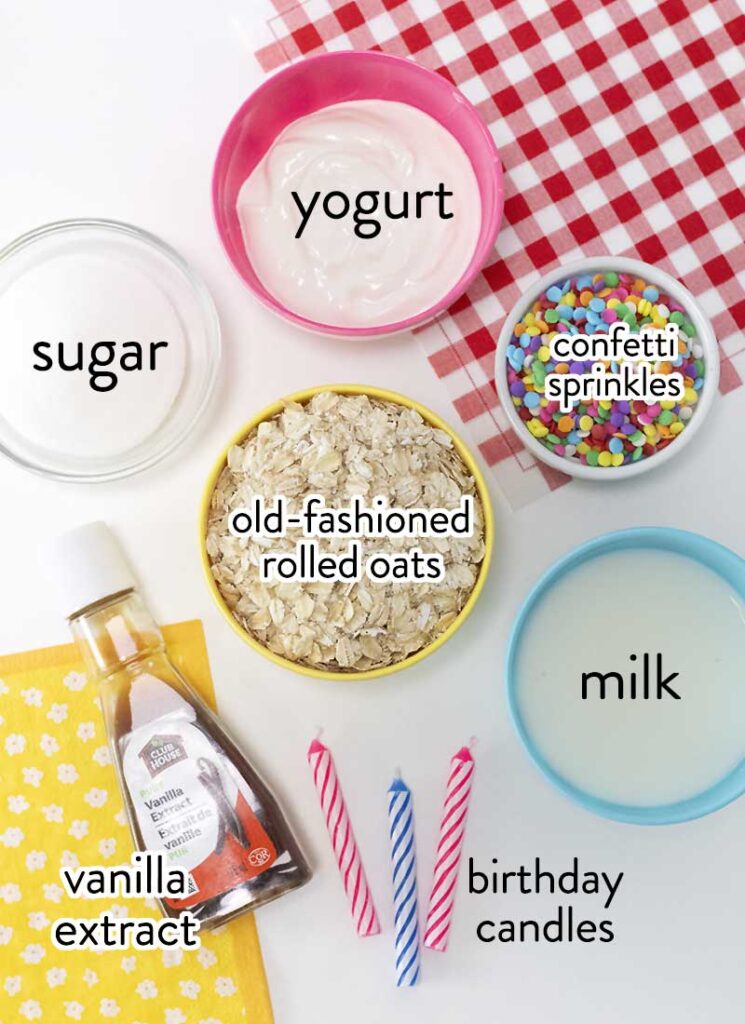 Birthday Cake Overnight Oats - Pankobunny