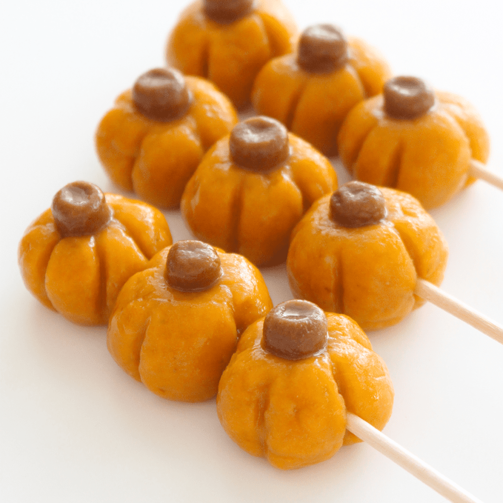 Pumpkin Mitarashi Dango - PankoBunny