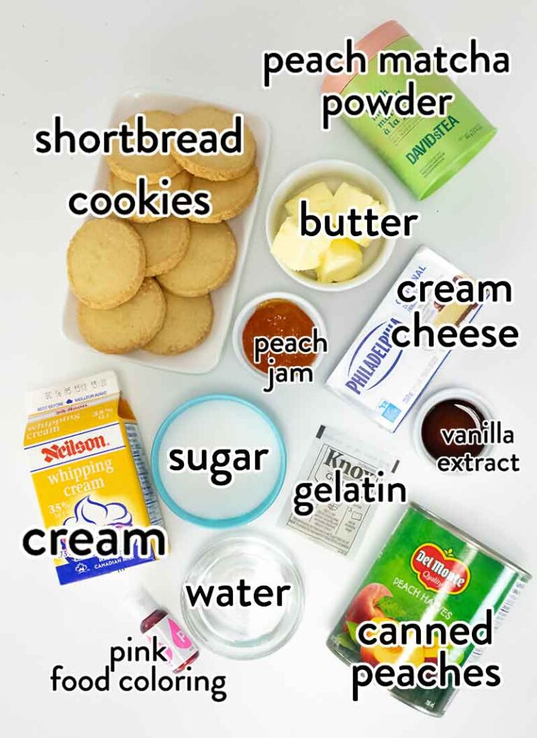 Peach Matcha Cheesecake - Pankobunny