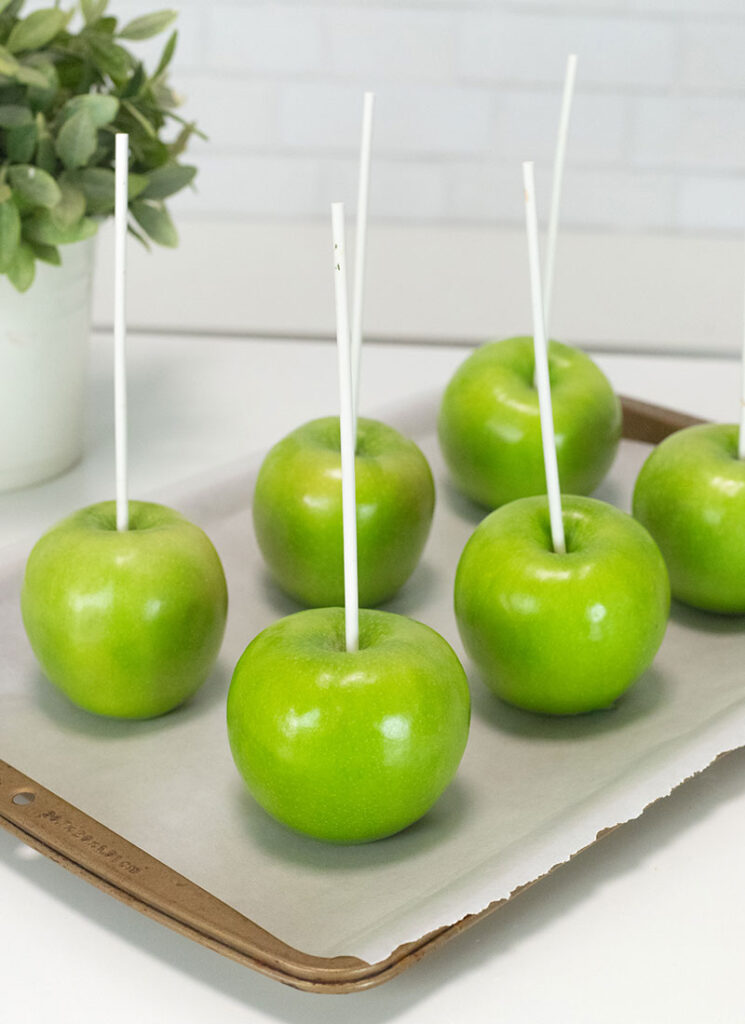 Rainbow Caramel Apples - Pankobunny