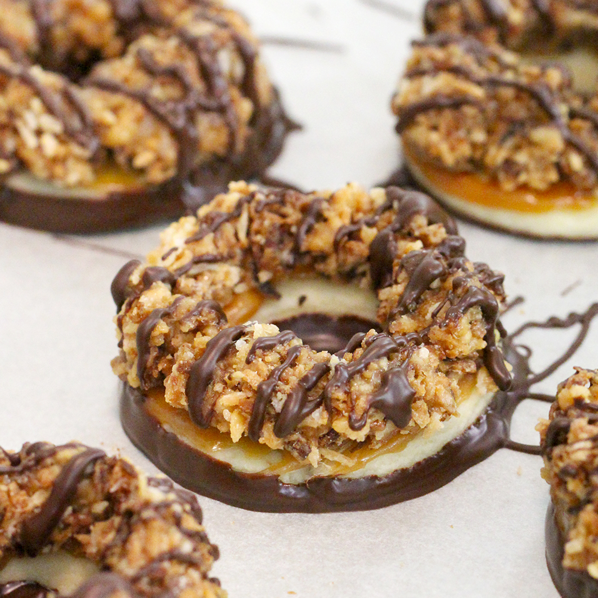 Homemade Samoas Cookies - Pankobunny