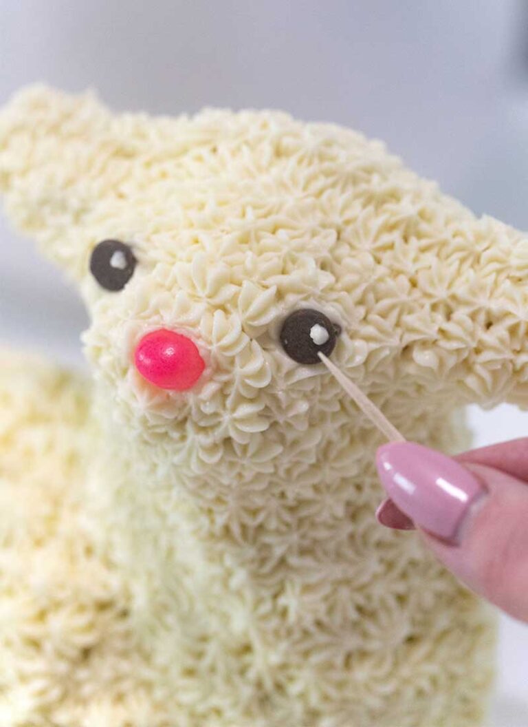 Easter Lamb Cake - Pankobunny