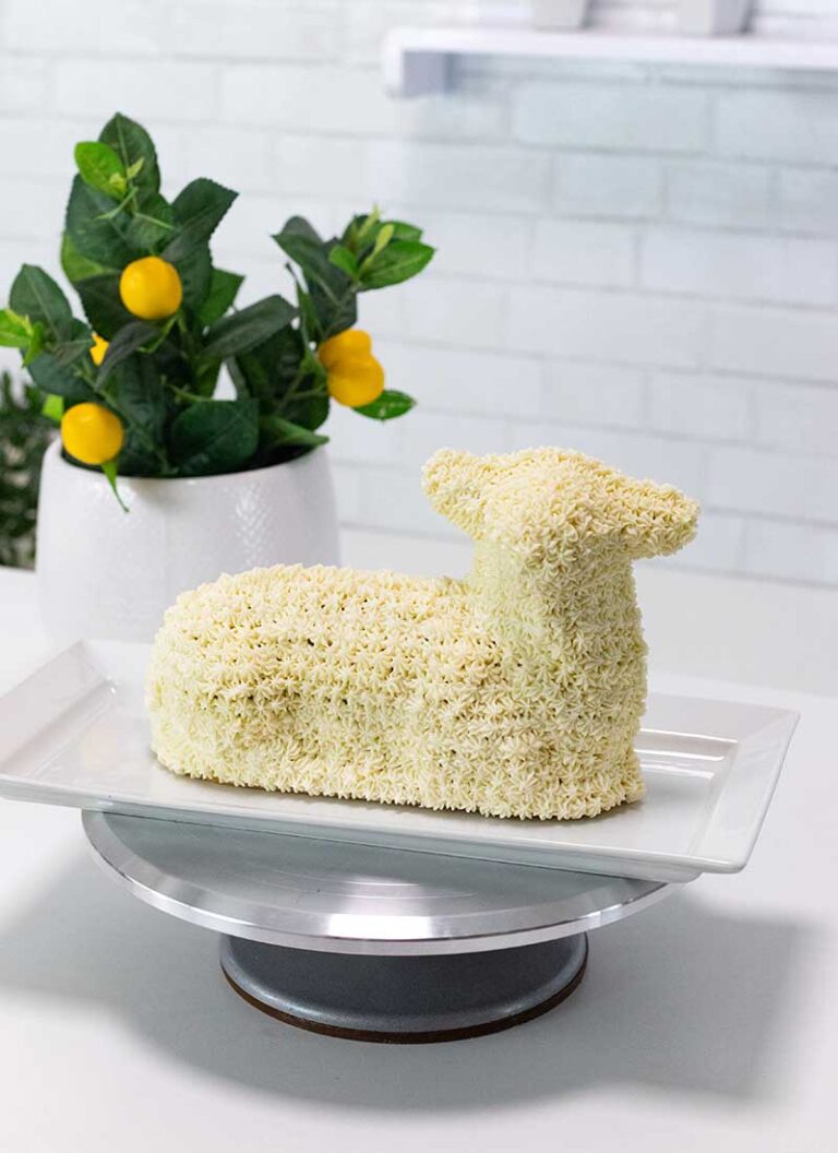 Easter Lamb Cake - Pankobunny