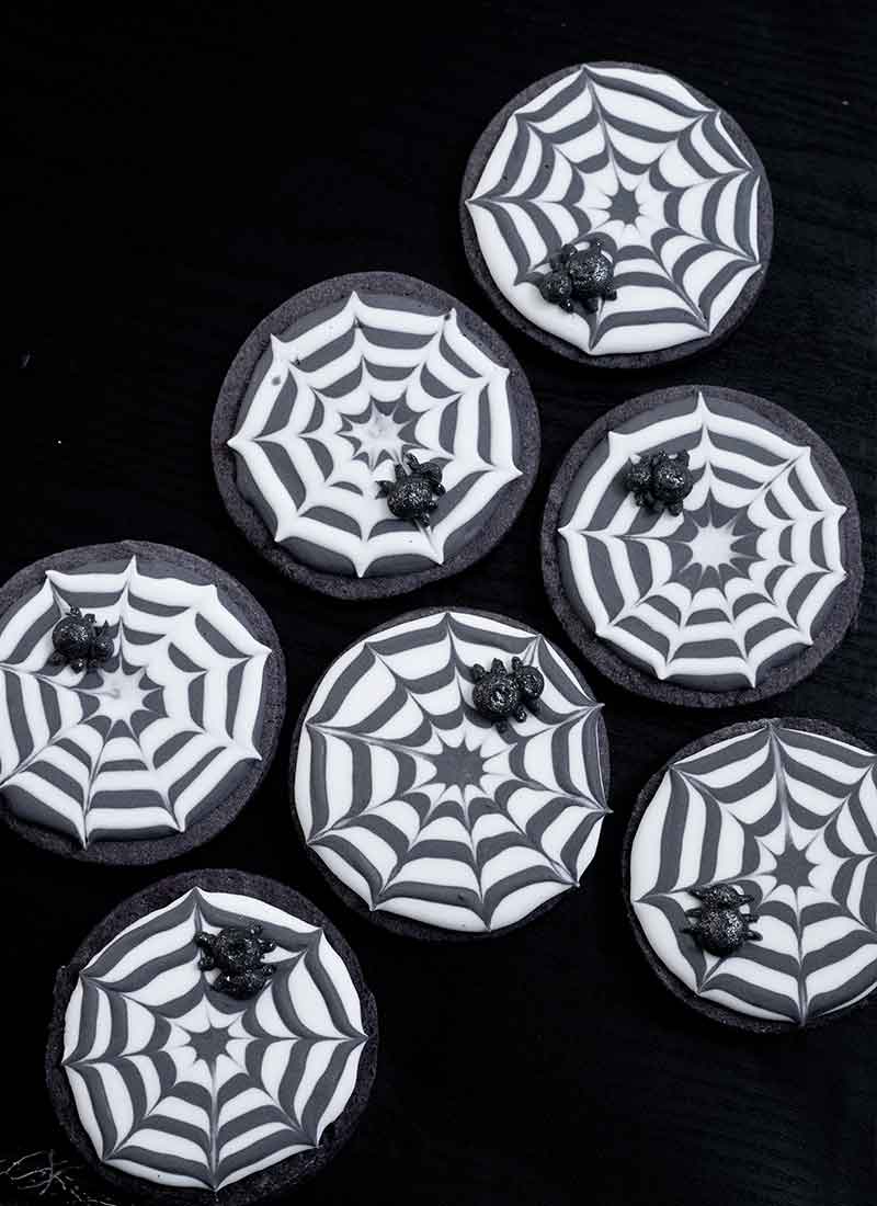 Spider Web Cookies - Pankobunny